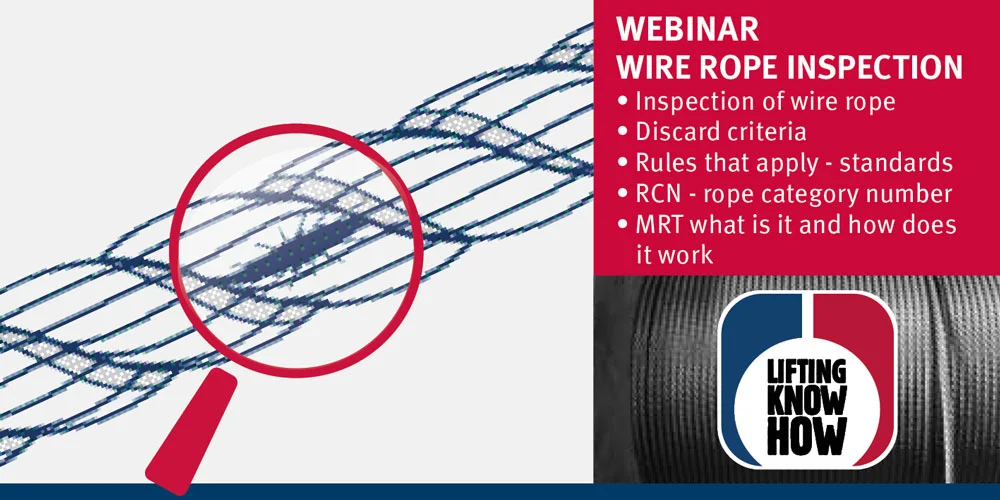 Steel wire rope inspection webinar on 30th September 2021 | Certex UK